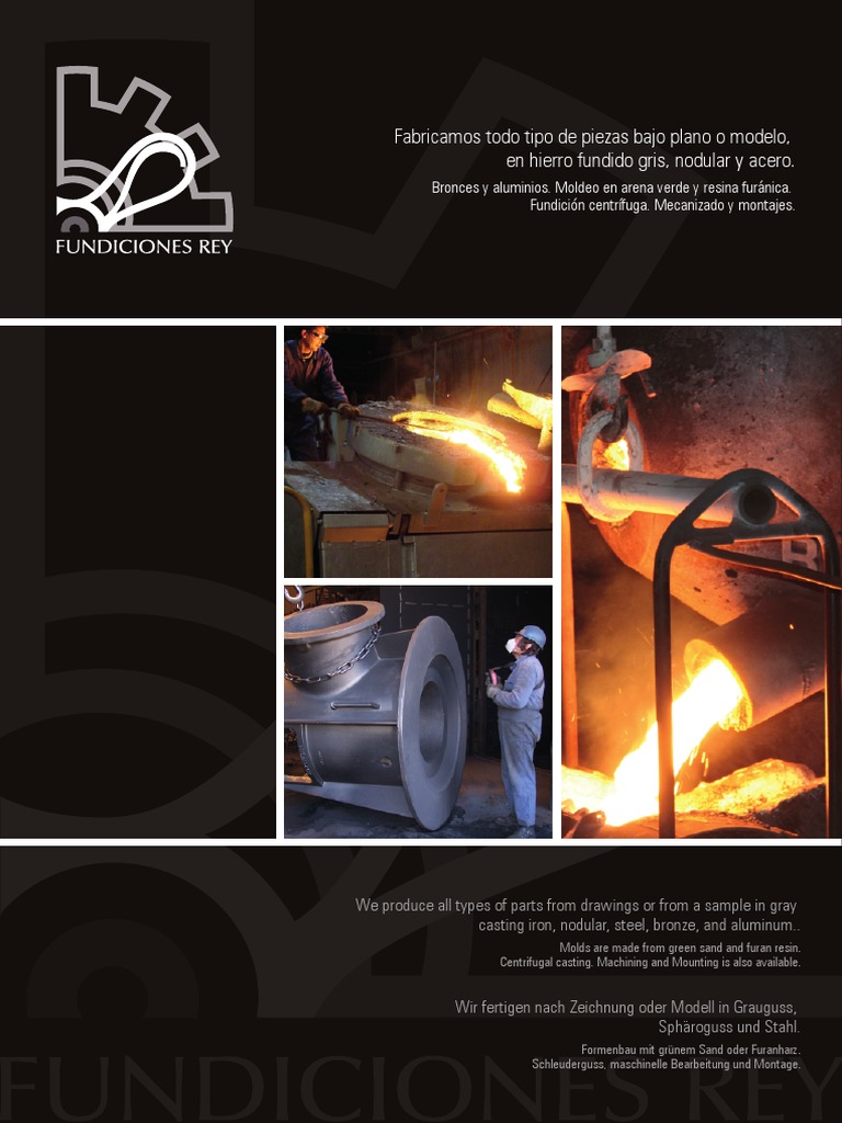 Aa Fundiciones Rey Catálogo | PDF | Manganeso | Cromo