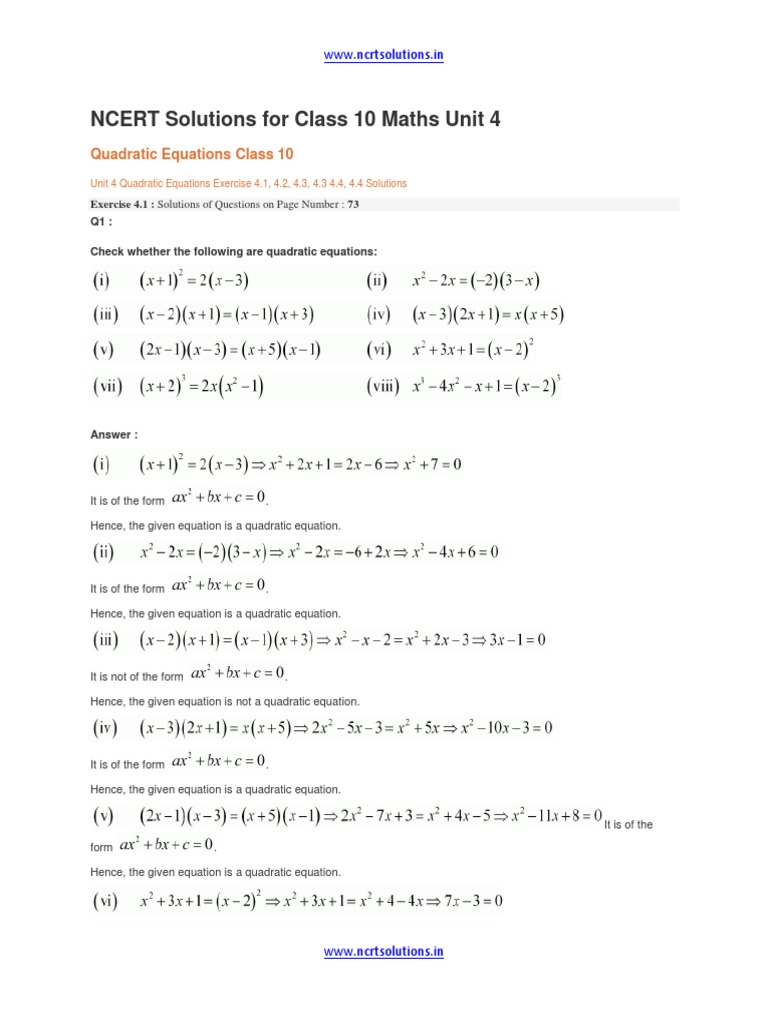 Quadratic Equation Solver | PDF | Quadratic Equation | Speed