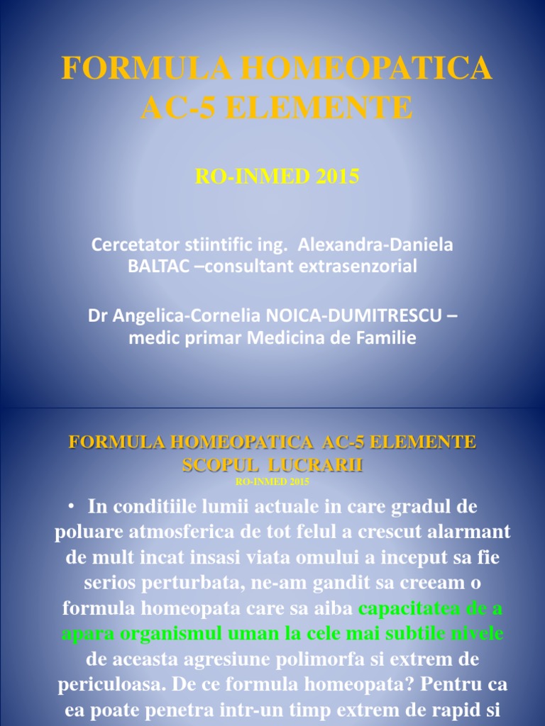 Formula AC5 | PDF
