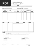 TADA - Claim-Form - (New) | PDF
