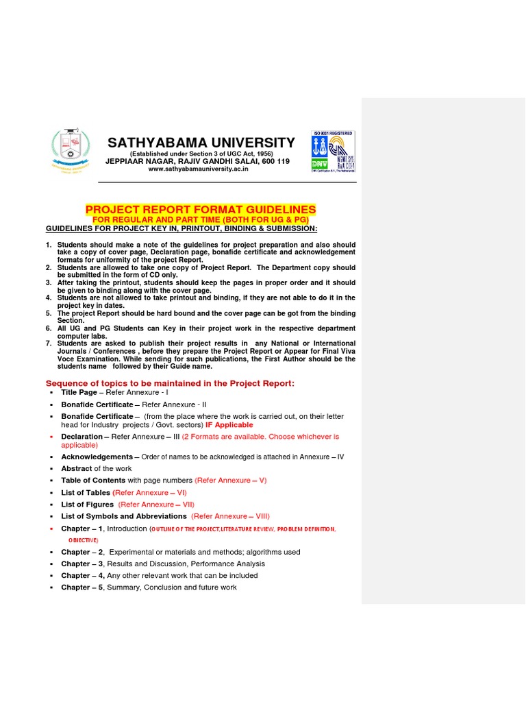 Project Report Submission Format FEB 26,2014 | PDF | Typefaces ...