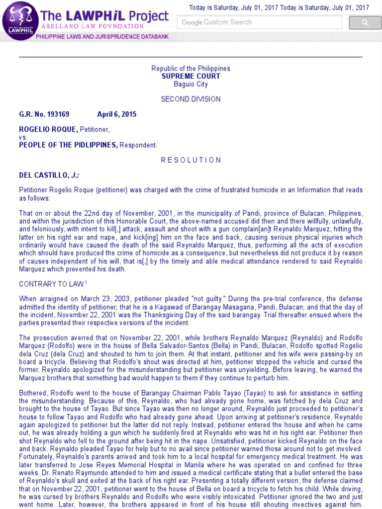 Rogelio Roque V People G.R. No. 193169 | PDF | Certiorari | Damages