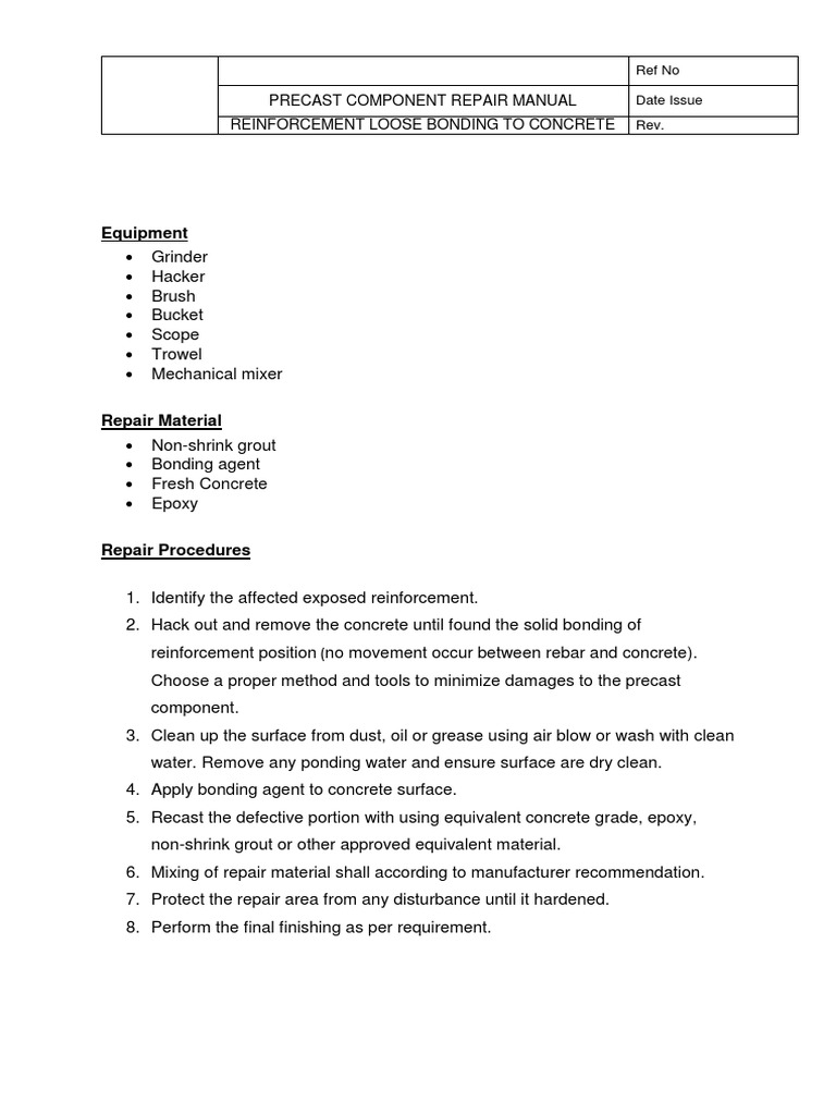 Repair SOP - Plank Soffit | PDF
