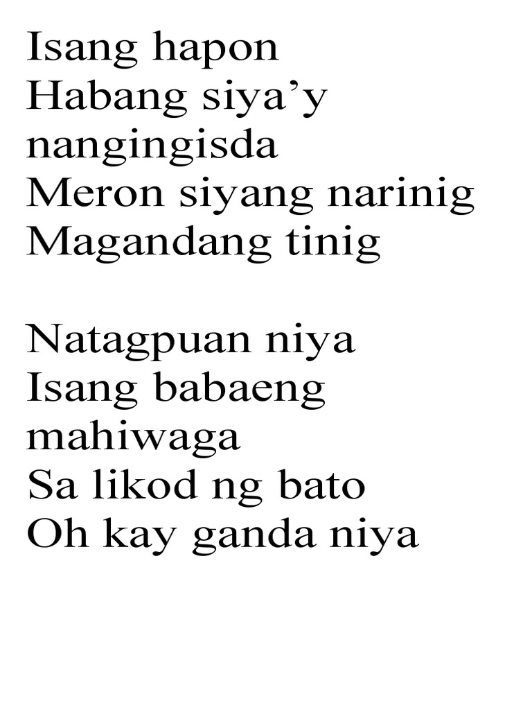 Ang Sirena at Si Santiago | PDF