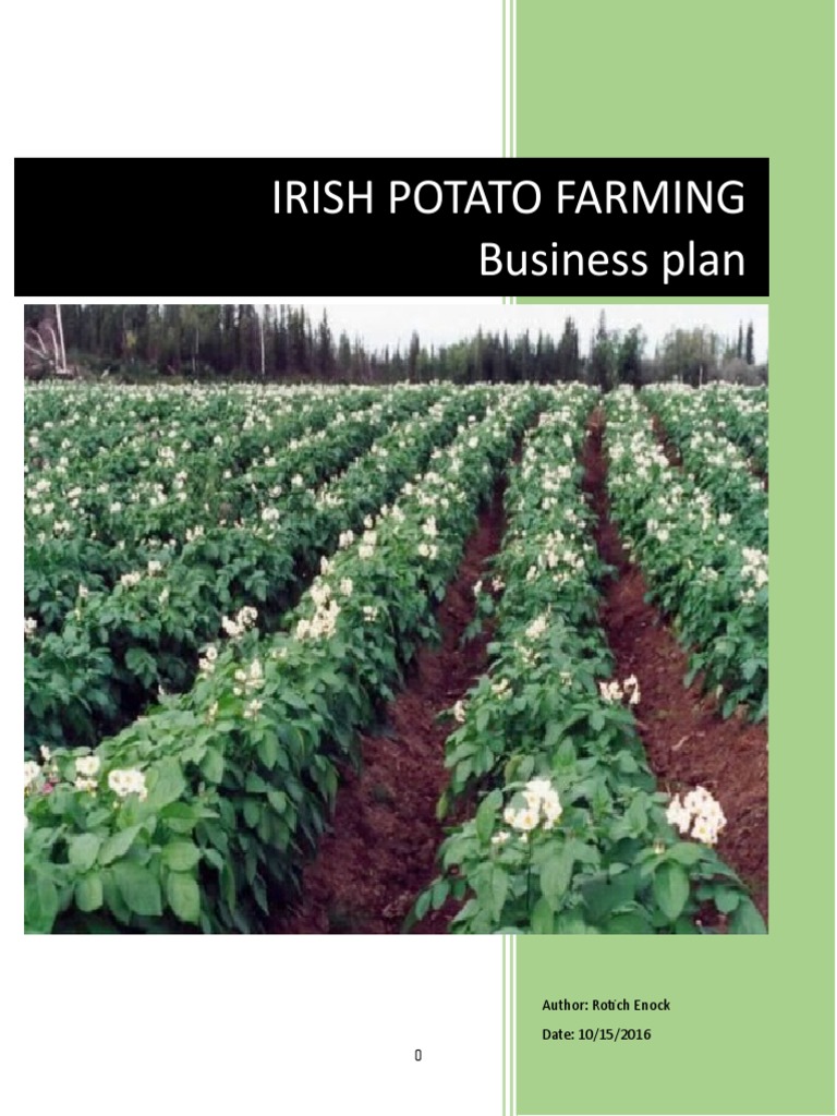 Business Plan For Potato Farming | PDF | Manure | Greenhouse