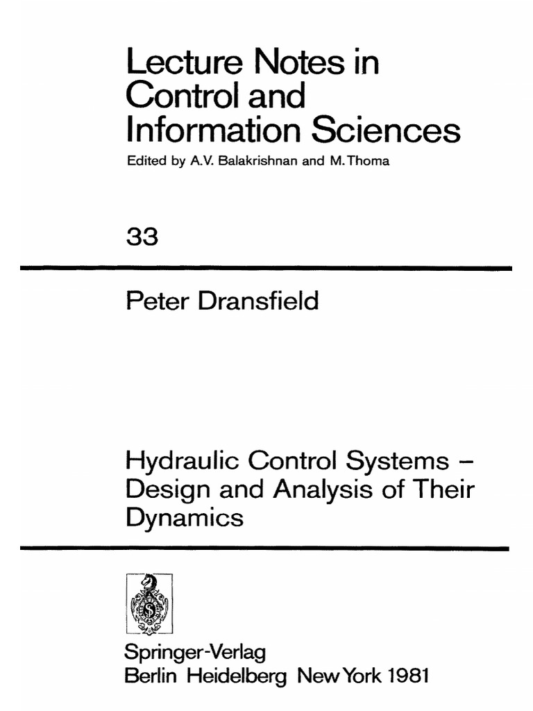 Hydraulics | PDF | Control Theory | Actuator
