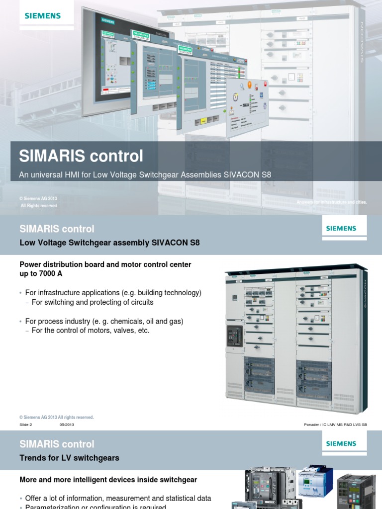 Simaris Control Siemens | User Interface | Reliability Engineering