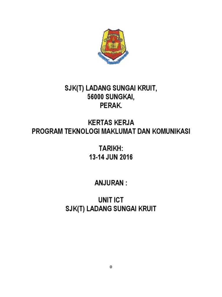 Kertas Kerja Program Ict | PDF