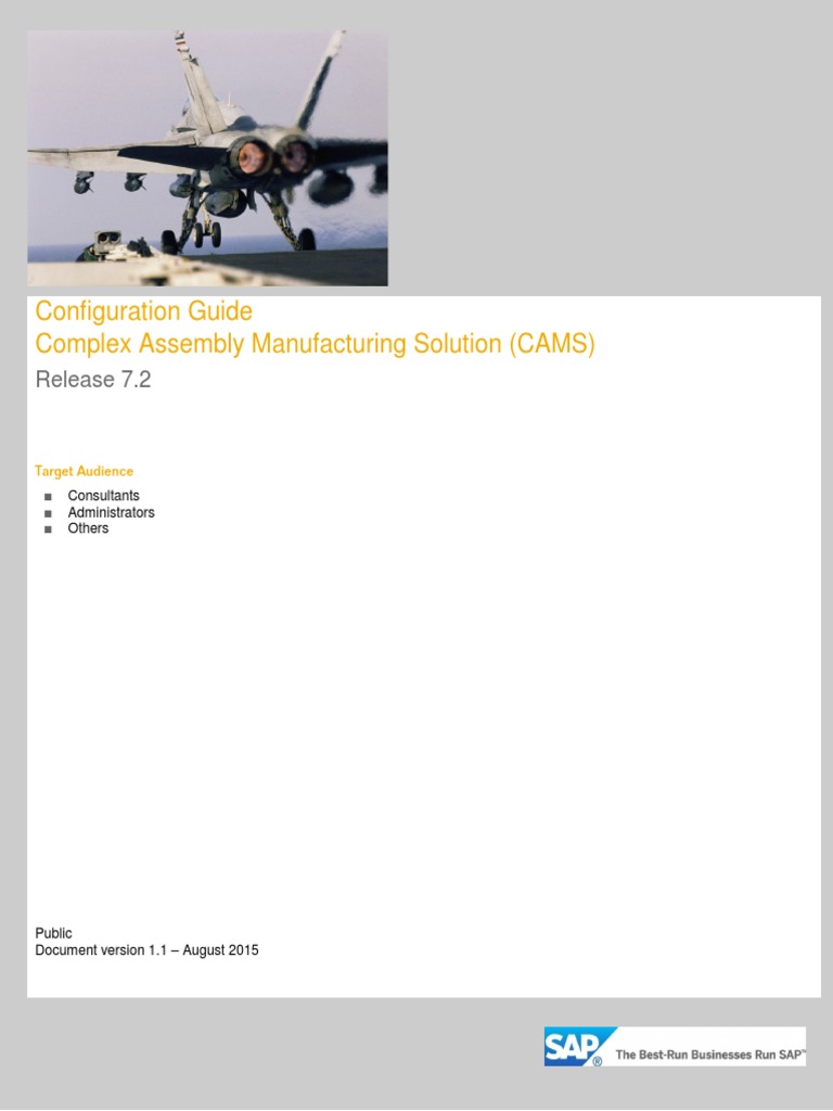 CAMS Configuration Guide | PDF | Copyright | License
