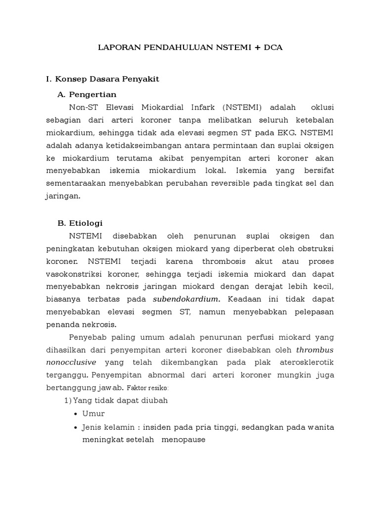 LP Nstemi + Cda | PDF