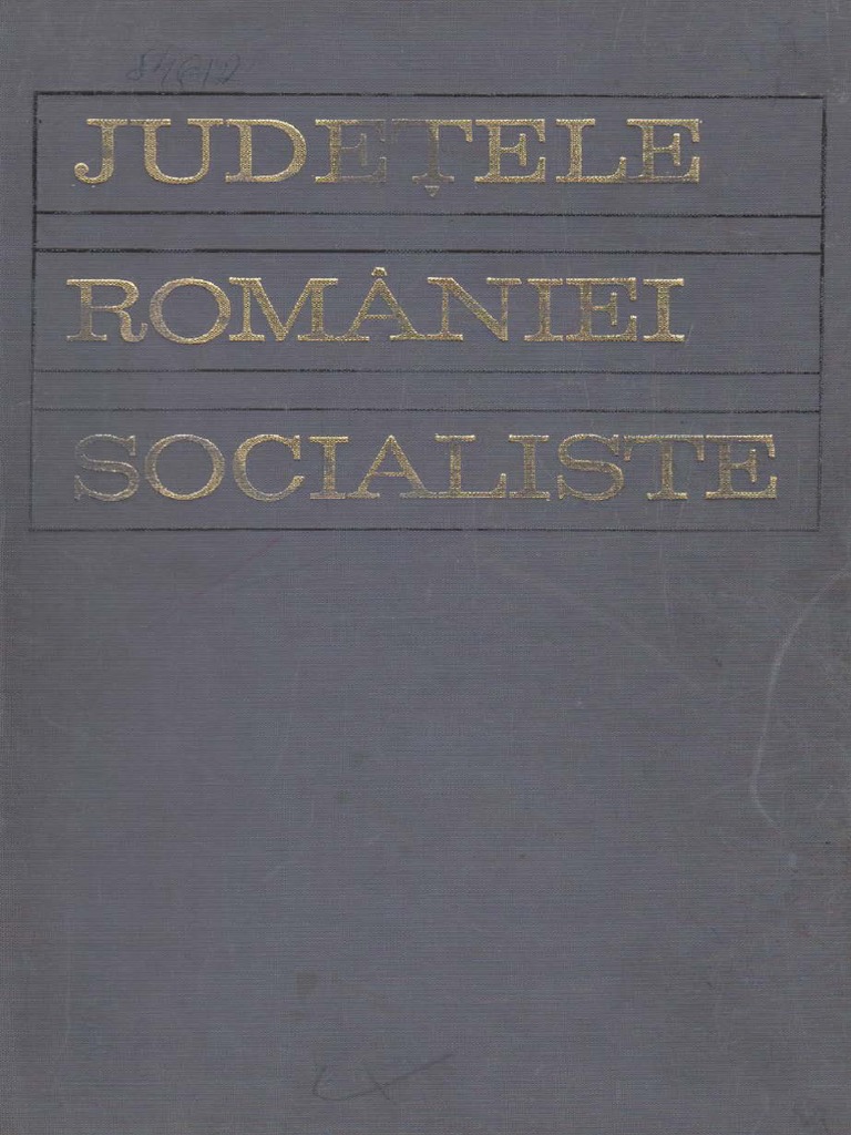 Judetele Romaniei Socialiste PDF | PDF