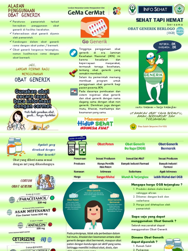Leaflet Obat Generik | PDF