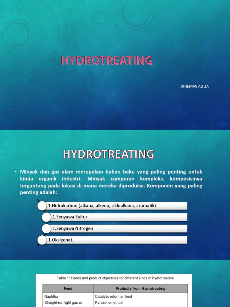 Hydrotreating | PDF | Griya & Taman | Sains & Matematika