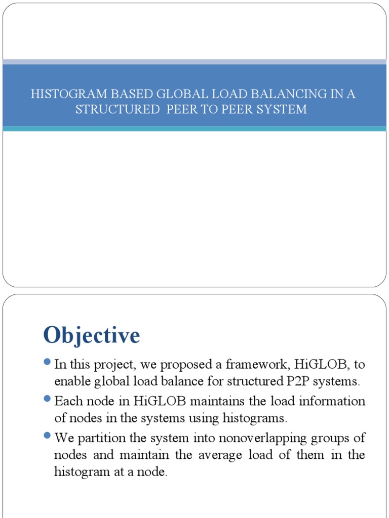 Histogram Based Global Load Balancing System | PDF | Load Balancing ... Histogram Based Global Load Balancing System | PDF | Load Balancing ...