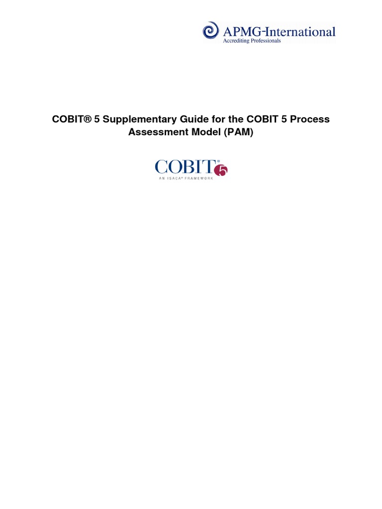 COBIT 5 Process Assessment Model | PDF | Cobit | Information Technology ...