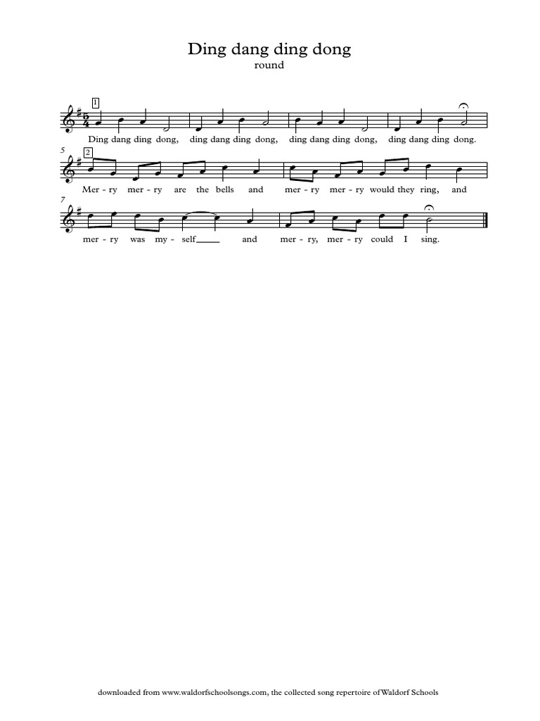 00 Ding Dang Ding Dong | PDF