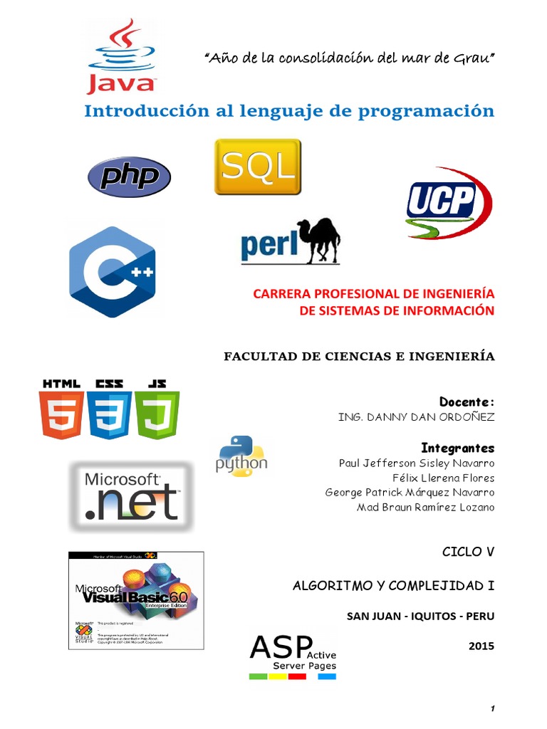 Monografia - Fundamentos de Programacion | PDF | Programa de computadora | Programación