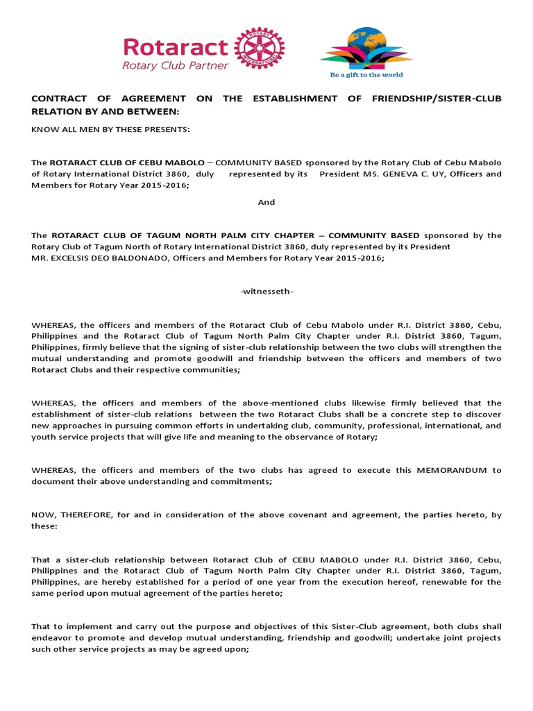 Sisterhood Agreement | Government | Politics