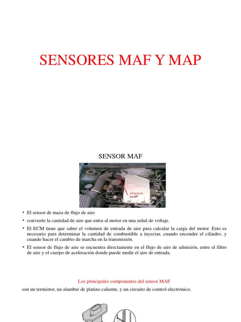 Sensores Maf y Map | PDF | Electrónica | Sensor