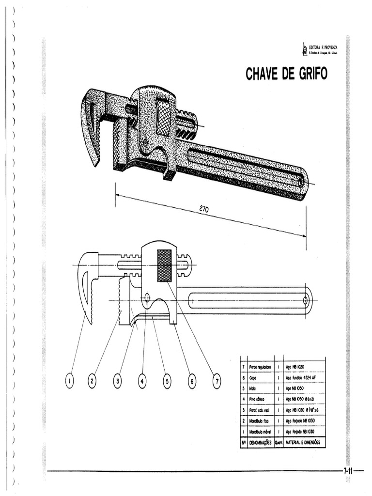 Chave de Grifo (PROTEC) | PDF