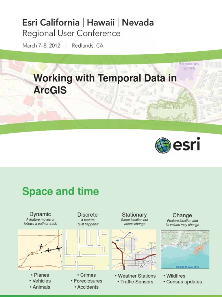 Working With Temporal Data | PDF | Arc Gis | Application Software