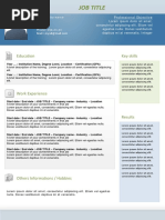 Glints CV Template | PDF