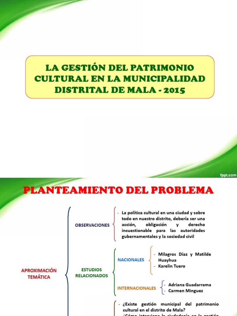 Gestion Del Patrimonio Cultural | PDF | Bienes (Ley) | Ciudadanía