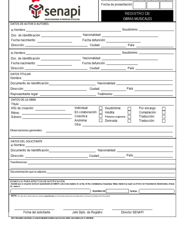 Formulario Senapi | PDF | Gobierno