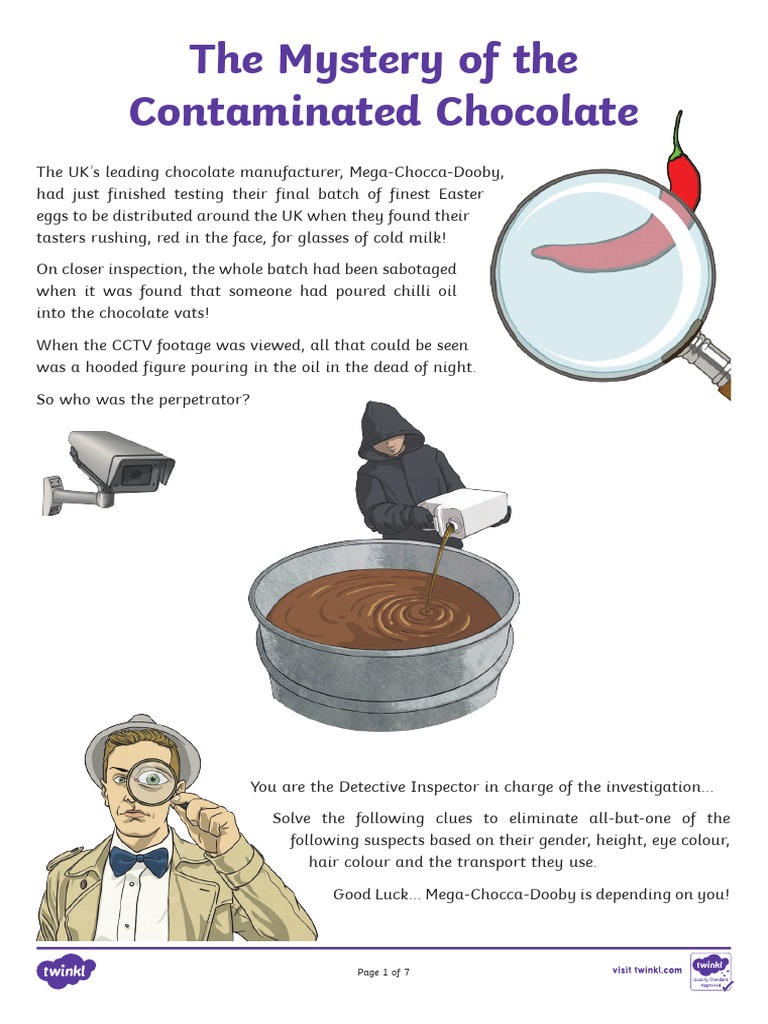 Chocolate Mystery | PDF | Fraction (Mathematics) | Teaching Mathematics