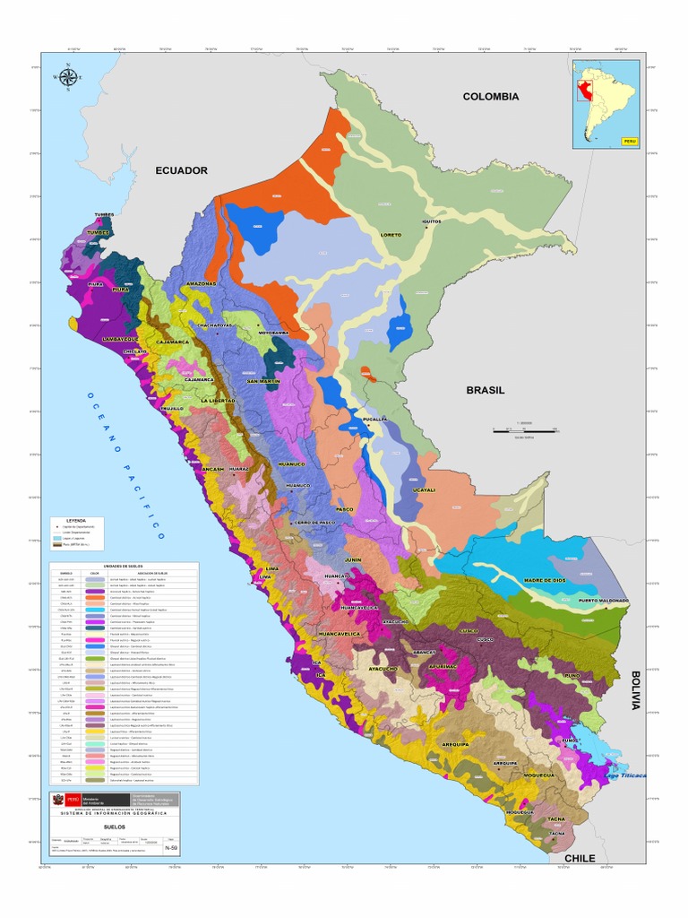 Mapa Suelos Geo Gps Peru | PDF