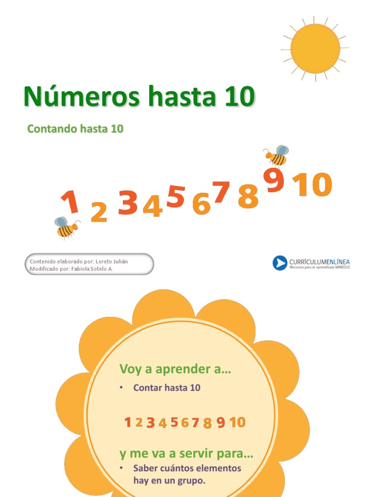 Contar Hasta 10 | PDF