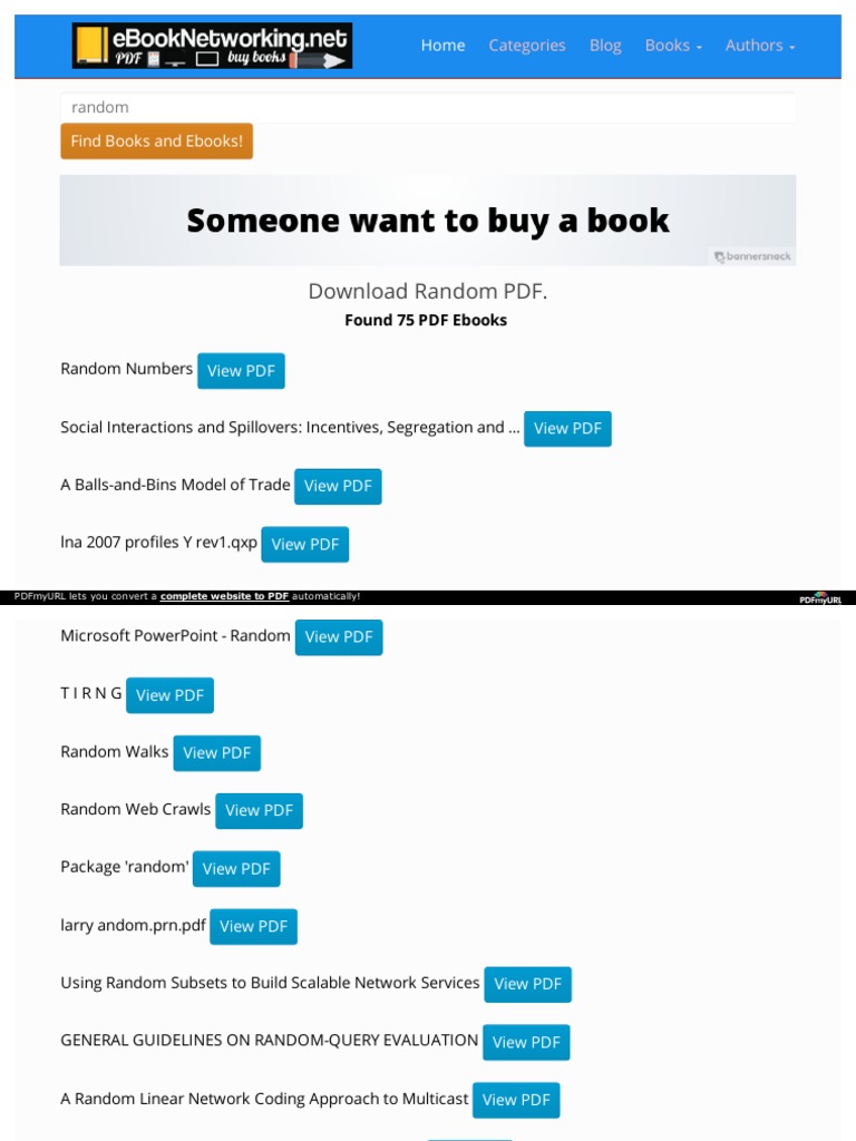 Random PDF | PDF | Portable Document Format | Randomness