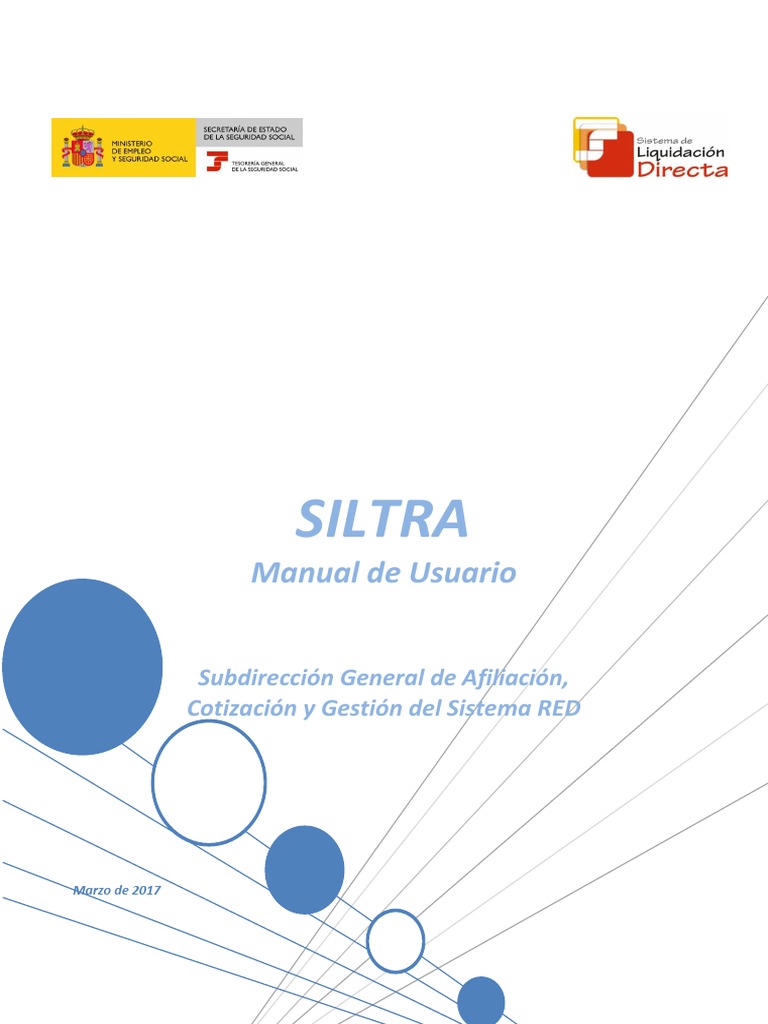 Manual de Usuario del Sistema SILTRA | PDF | Archivo de computadora ...