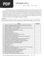 Test Cope Manual | PDF | Estrés (biología) | Las emociones