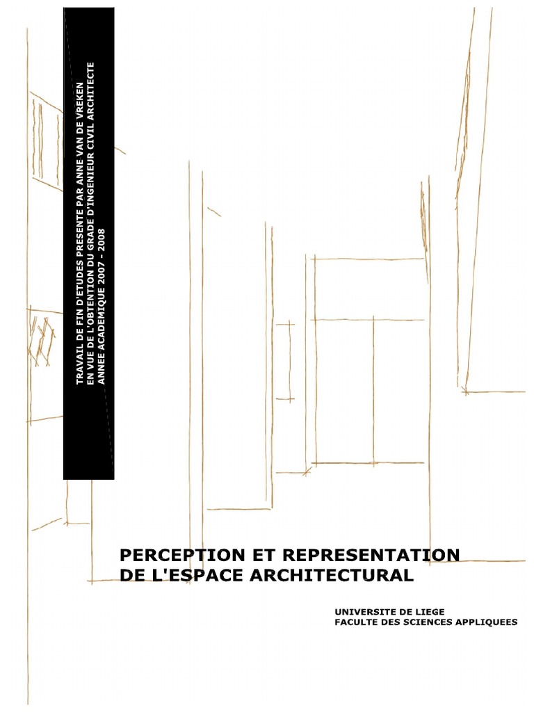 Perception de l'Espace en Architecture | PDF | la perception ...