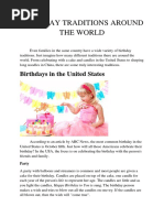 7th Birthday Program | PDF | Birthdays | Psychological Concepts