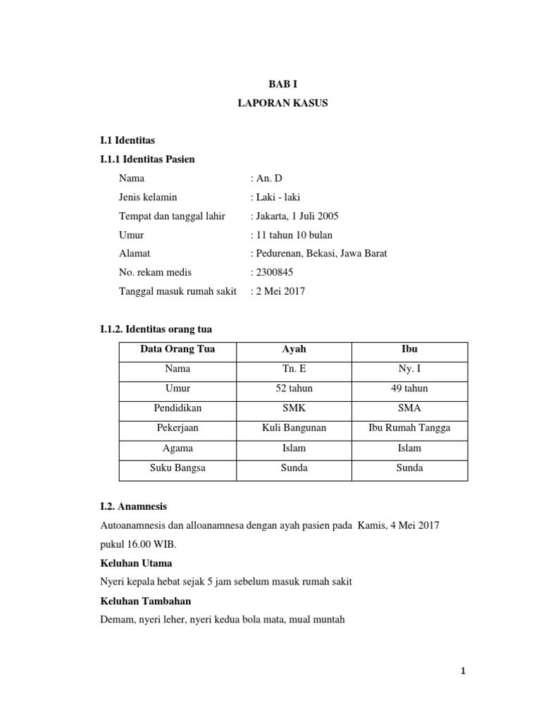 Presentasi Kasus Abses Serebri | PDF | Kesehatan Holistik