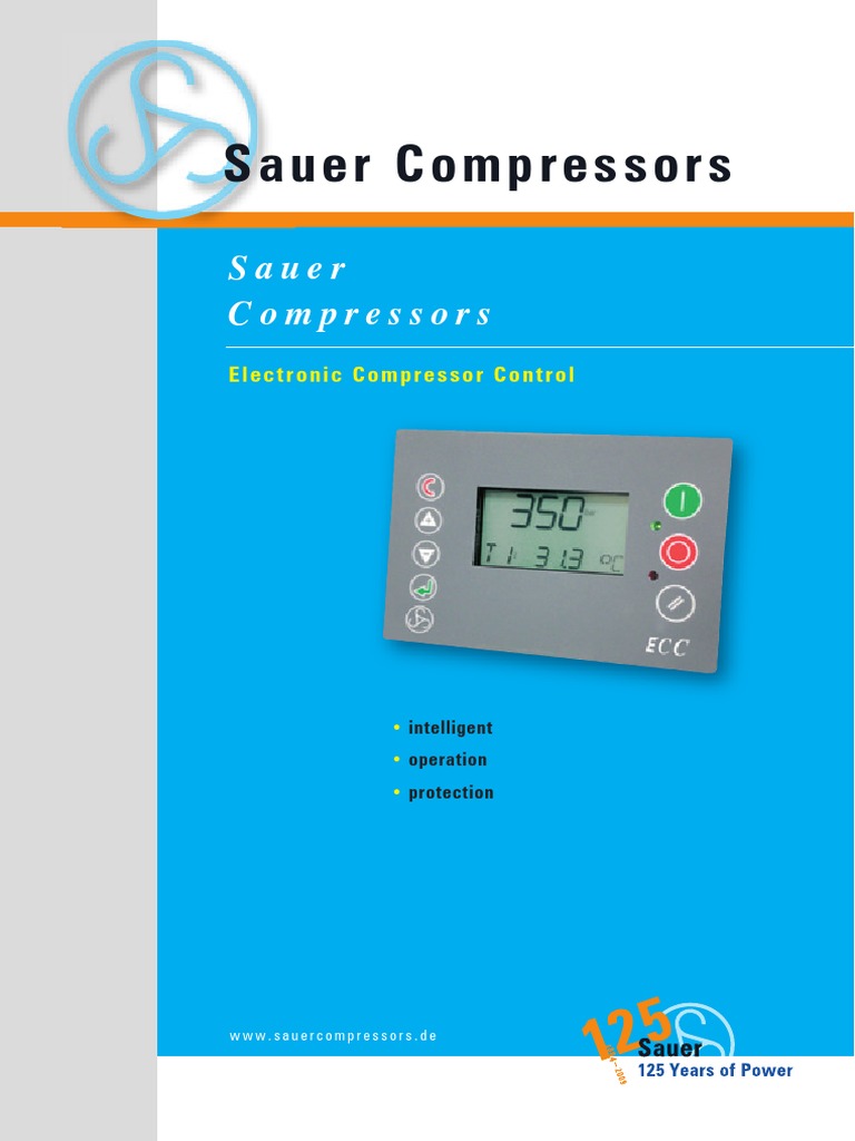 Electric of Sauer Compressors | PDF | Gas Compressor | Control System