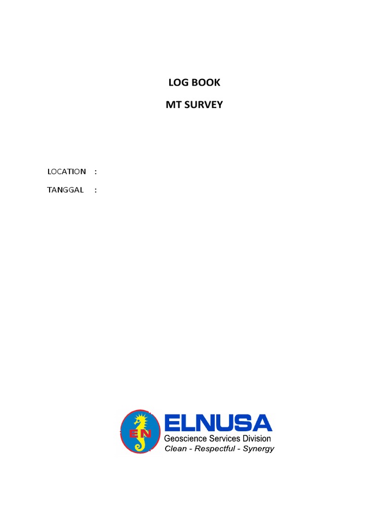 Log Book MT Survey: Location: Tanggal | PDF