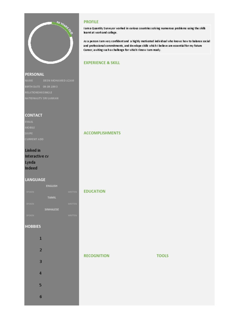 InforGraphic CV | PDF
