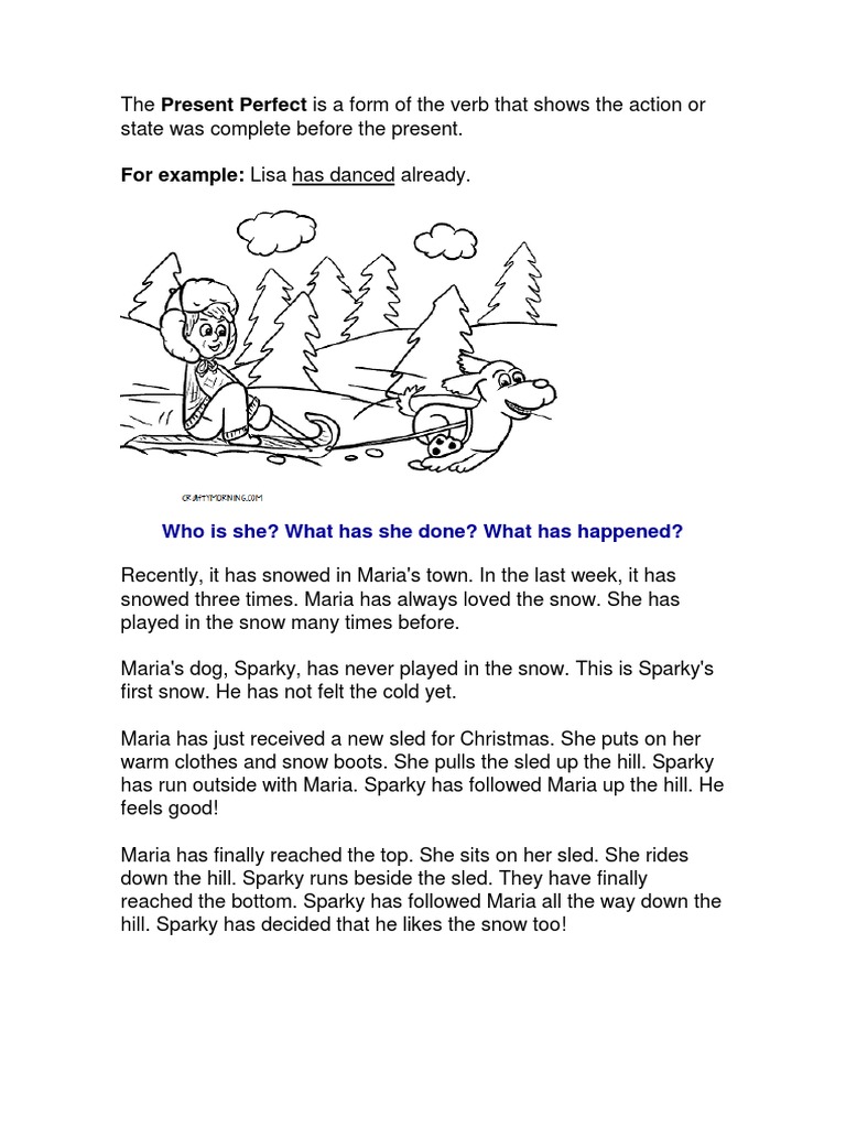 Stories Present Perfect | PDF