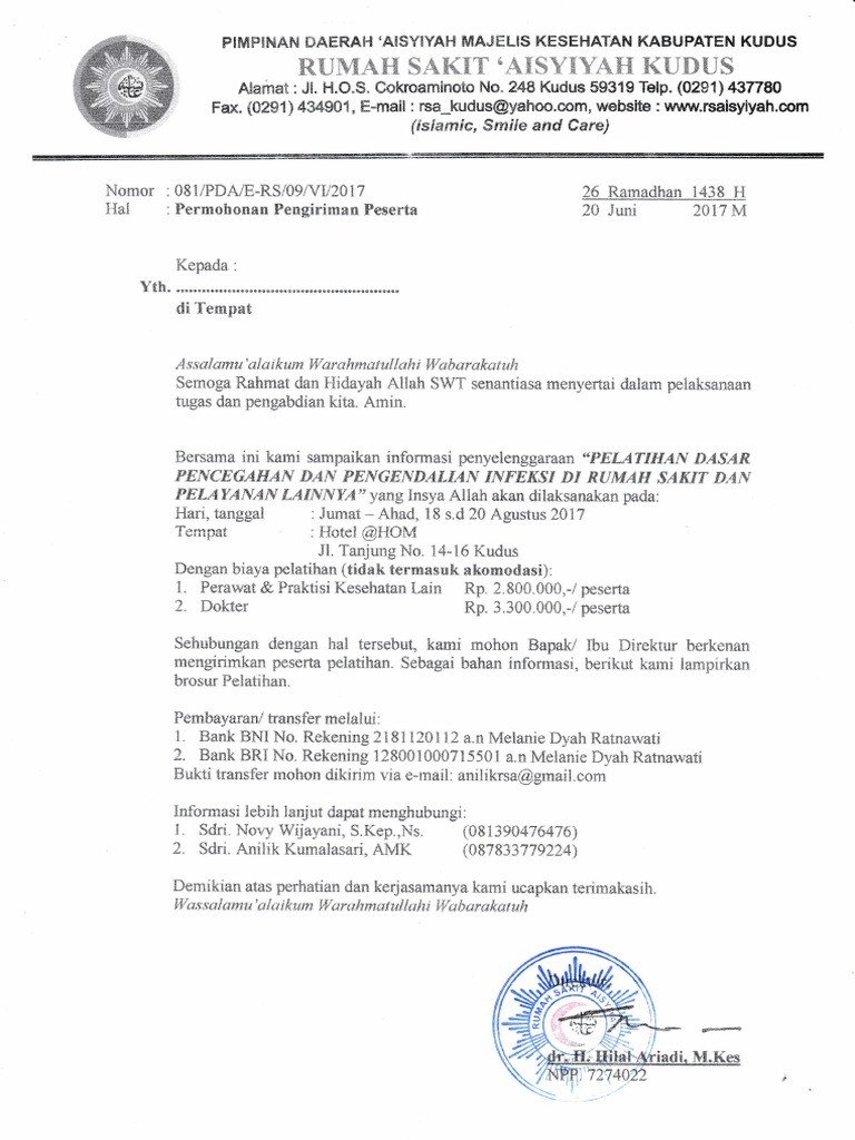 Brosur Pelatihan PPI RS Aisyiyah Kudus | PDF