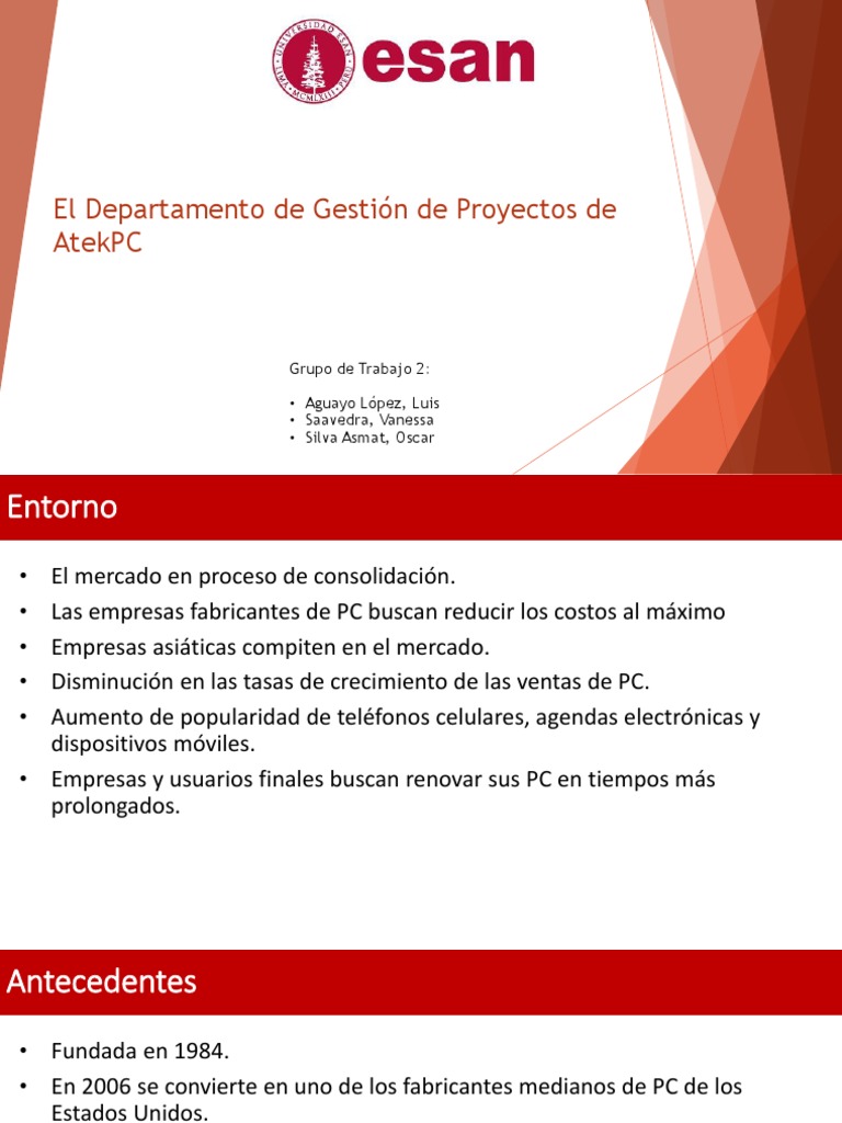Atek PC | PDF | Gestión de proyectos | Computadoras personales