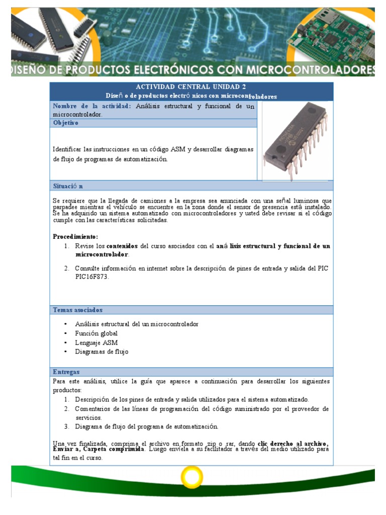 Act Central U2 Resuelta | PDF | Microcontrolador | Archivo de computadora