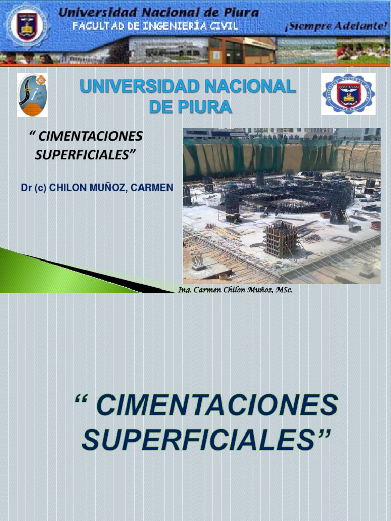 Tema #06. - Cimentacion Capitulo 3 | PDF | Fundación (Ingeniería) | Ingeniería estructural