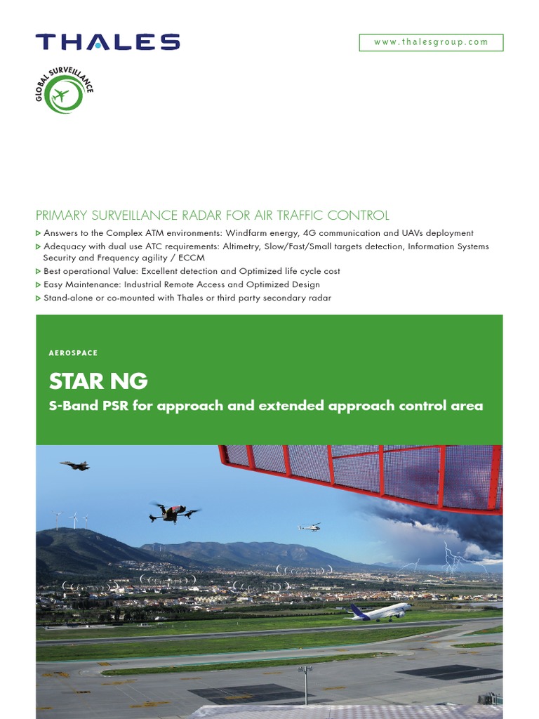 Star NG Datasheet Final | Download Free PDF | Air Traffic Control | Radar