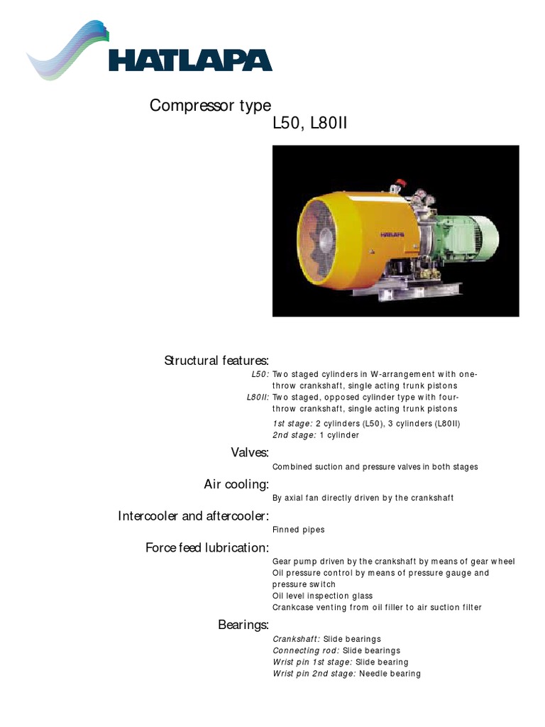 Hatlapa L50, L80 | PDF | Cylinder (Engine) | Piston