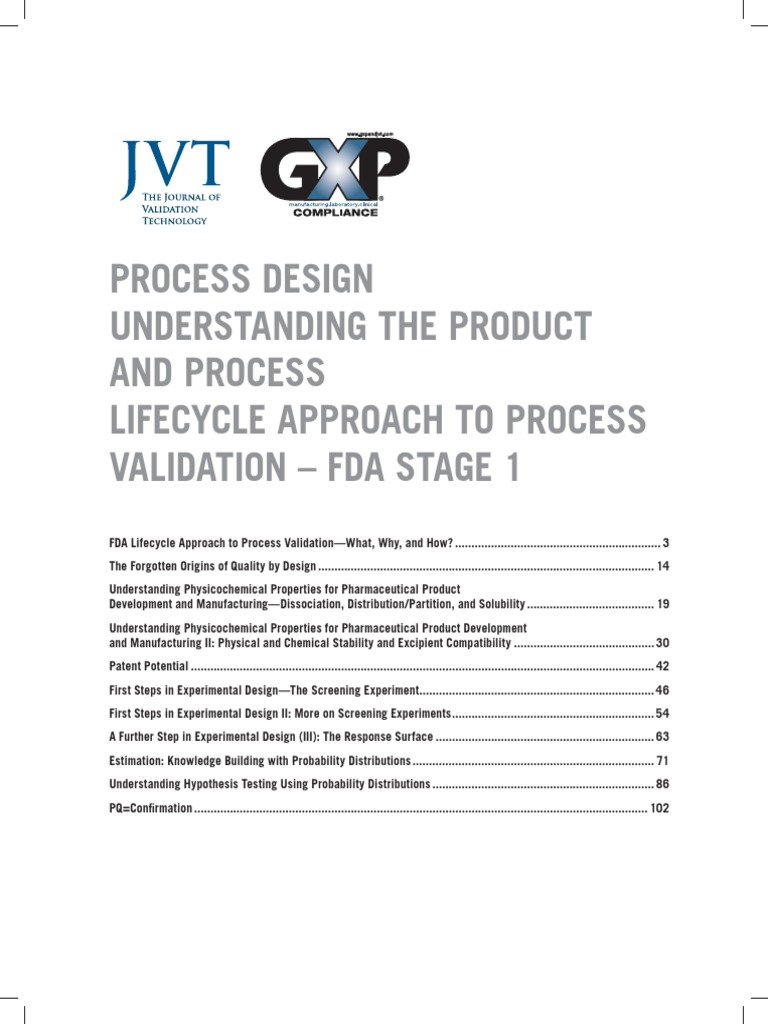 FDA Process Validation Lifecycle Guide | PDF | Verification And Validation | Life Cycle Assessment