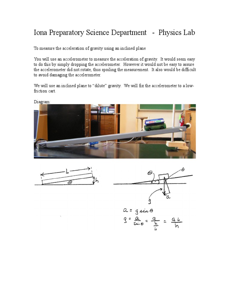 Iona Preparatory Science Department - Physics Lab | PDF