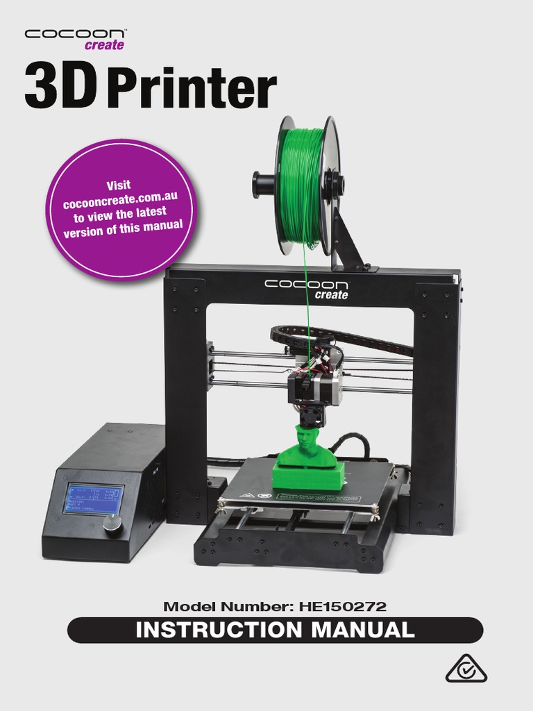 HE150279 - 3D Printer Manual | PDF | 3 D Printing | 3 D Computer Graphics